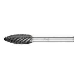 Pferd TOOLS Hartmetall Hochleistungsfr&auml;sstift Flamme B &Oslash; 10x25 mm Schaft-&Oslash; 6 mm Z3P HICOAT universal (21103224)