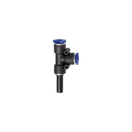 Riegler T-Steckverbind., Stecknippel 12mm &raquo;Blaue Serie&laquo; L-Form, Schl.-&Atilde;&tilde;8 (294.1208-K)