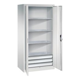 C+P Werkzeugschrank mit Schubladen Acurado, 1950x930x600mm, 7035/7035 ; C + P M&ouml;belsysteme (8922-503|S10152)