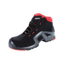 Uvex Schn&uuml;rstiefel schwarz/rot Uvex 1 x-tended support, S3, EU-Schuhgr&ouml;&szlig;e: 42 (8517242)