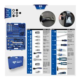 Brilliant Tools Universalkoffer-Satz, 95-tlg (BT024095)