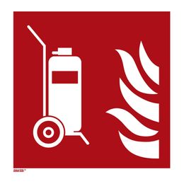 Brandschutzzeichen Fahrbarer Feuerl&ouml;scher, Typ: 12150 ; Industrial Quality Supplies (KN150.02.226)