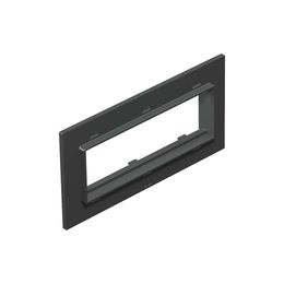Obo-bettermann OBO Bettermann Vertr Abdeckplatte 3f Mod.45 f.T4L/T8NL T8NL P105 9011 (7408452)
