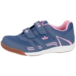 Hallenschuh Lico "Sportschuh Active Indoor V", M&auml;dchen, Gr. 32, grau, Synthetik, Schuhe Hallenschuh