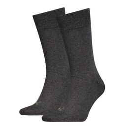 Socken Puma "Puma MEN CLASSIC PIQUEE SOCK", Herren, Gr. 43-46, anthrazit, Baumwollmischung, normal, Socken Socken, mit komfortablem Bund