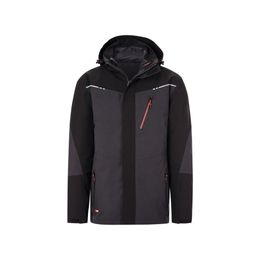 HOLEX 3-in-1 Jacke, dunkelgrau / schwarz / rot, Unisex-Gr&ouml;&szlig;e: 2XL (090600 2XL)