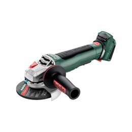 Metabo Akku-Winkelschleifer WPB 18 LT BL 11-125 Quick mit Bremse, Schnellspannmutter, drehbarem Akkupack, Totmannschalter; Karton (613059850)