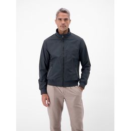 Blouson Lerros, Herren, Gr. M, blau night, Web, Obermaterial: 100% Polyester, unifarben, bequem h&uuml;ftbedeckend, Rundhals, Flachstrickb&uuml;ndchen, Jacken Blouson, mit Stehkragen und Rei&szlig;verschluss