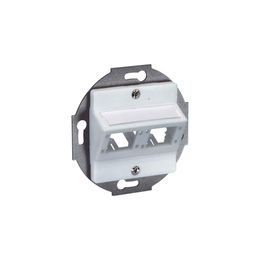 Reichle&De-Massari DIN Anschlussdose 50x50, 2Port beige 306008)