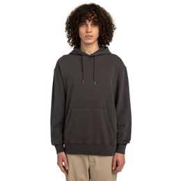 Kapuzensweatshirt Element "Lowcase Pigment", Herren, Gr. XL, schwarz (off schwarz), Obermaterial: 50% Walkfrottier, 30% Walkfrottier, 20% Microfaser;, Sweatshirts Kapuzensweatshirt