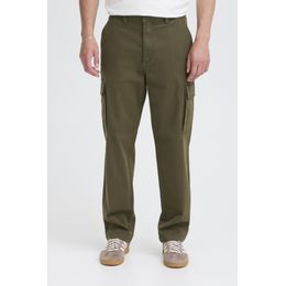 Cargohose Blend "BHNATAN CARGO", Herren, Gr. 32, L&auml;nge 34, forest night, Web, Obermaterial: 98% Baumwolle, 2% Elasthan, unifarben, relaxed fit kn&ouml;chellang, Hosen Cargohose