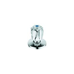 Grohe Oberteil 11541 1/2" f&uuml;r UP-Ventile Brillant Griff Markierung blau chrom (11541000)