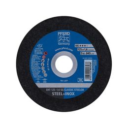 Pferd TOOLS Trennscheibe EHT 125x1,6x22,23 mm gerade Leistungslinie SG CLASSIC STEELOX f&uuml;r Stahl/VA (61341120)