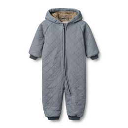 Schneeoverall Wheat "Thermo Suit Krammo", Jungen, Gr. 92, N-Gr, ink stripe, Web, Obermaterial: 100% Polyester, gestreift, figurbetont kn&ouml;chellang, Overalls Schneeoverall, wasserdicht, mit Reflektoren