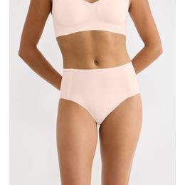 High-Waist-Slip Sloggi "ZERO Feel 2.0 High waist", Damen, Gr. M, rosa (puff pink), Single Jersey, Obermaterial: 76% Polyamid, 24% Elasthan, k&ouml;rpernah, Unterhosen High-Waist-Slip, nahtlos und unsichtbar