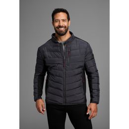 MAN'S WORLD Steppjacke MAN'S WORLD, Herren, Gr. XXL, grau (anthrazit), Web, Obermaterial: 100% Polyester. Futter: 100% Polyester. Wattierung: 100% Polyester, paspeliert, Jacken Steppjacke, mit Rei&szlig;verschlusstaschen, mit Brusttasche, mit Innentaschen, Topseller
