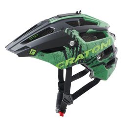 Fahrradhelm Cratoni "MTB Fahrradhelm AllTrack" Gr. M, gr&uuml;n, Helme, M, 100% Erzeugnis unbest Zusammensetzg EuZ., Fahrradhelm