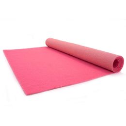 L&auml;ufer "PODIUM", rosa, B:100cm H:2,6mm L:500cm, Polypropylen (PP), PRIMAFLOR-IDEEN IN TEXTIL, Teppiche, L&auml;ufer, Breite 100 cm, robuster Nadelfilz, Uni-Farben
