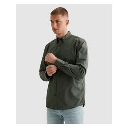 PME-Legend Langarmhemd PME LEGEND, Herren, Gr. 5XL, N-Gr, urban chic, Web, Obermaterial: 97% Baumwolle, 3% Elasthan, regular fit h&uuml;ftbedeckend, Manschette, Hemden Langarmhemd, Button-down-Kragen