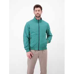 Blouson Lerros, Herren, Gr. 3XL, soft teal, Web, Obermaterial: 100% Polyester, unifarben, bequem h&uuml;ftbedeckend, Rundhals, Flachstrickb&uuml;ndchen, Jacken Blouson, mit Stehkragen und Rei&szlig;verschluss
