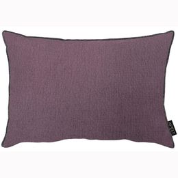 Dekokissen Apelt "Stone", lila (mauve, unifarben), B:35cm H:5cm L:45cm, Leinen, Polyester, Dekokissen_Sitzkissen_Kissenh&uuml;llen, Dekokissen, inclusive Soft-Kissenf&uuml;llung 100% PES