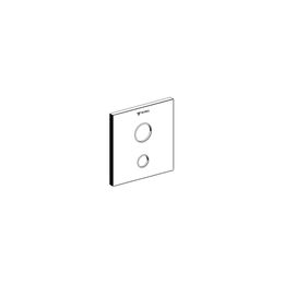 Schell Frontplatte LINUS W-SC-V f&uuml;r UP-Waschtischarmatur, Kaltwasser, edelstahl (252312899)