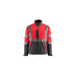 Mascot Kiama Soft Shell Jacke Gr&ouml;&szlig;e S, hi-vis rot/dunkelanthrazit (15902-253-22218-S)