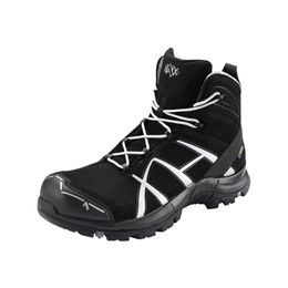 HAIX Sicherheitsstiefel BLACK EAGLE 40.1, MID, S3, schwarz-silber, Gr. 4,5 (37) (610019 GR. 37)