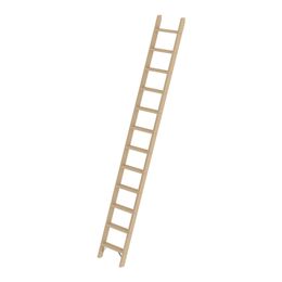 MUNK Stufen-Anlegeleiter Holz ohne Traverse 12 Stufen (033712)