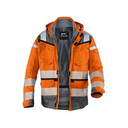 K&Uuml;BLER WORKWEAR K&uuml;bler PSA Reflectiq Jacke 1307 warnorange/anthrazit XL ; K&uuml;bler Workwear (13078332-3797-XL)