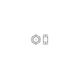 Selbstsichernde Sechskantmutter ART 84032 M 6 x 1 Edelstahl A4 blank Biloc ; Industrial Quality Supplies (840329480060000)