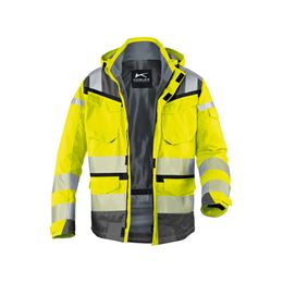 K&Uuml;BLER WORKWEAR K&uuml;bler PSA Reflectiq Jacke 1307 warngelb/anthrazit XS ; K&uuml;bler Workwear (13078332-3497-XS)