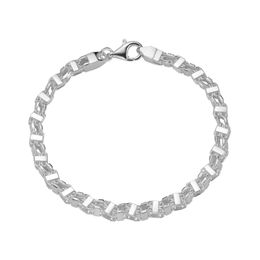 Armband Smart Jewel "Armband Fantasiekette, massiv, Silber 925" Gr. 23, silber, Armb&auml;nder, Damen, 23, Silber 925 (Sterlingsilber), Armband