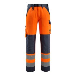 Mascot Hose Maitland hi-vis orange/schwarzblau Gr&ouml;&szlig;e 50 (15979-948-14010-50)