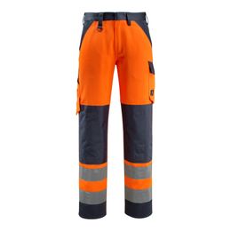 Mascot Hose Maitland hi-vis orange/schwarzblau Gr&ouml;&szlig;e 52 (15979-948-14010-52)