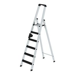 MUNK Aluminium-Stehleiter einseitig begehbar relax step 1 x 6 Stufen (042106)