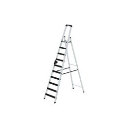 MUNK Aluminium-Stehleiter einseitig begehbar relax step 1 x 10 Stufen (042110)