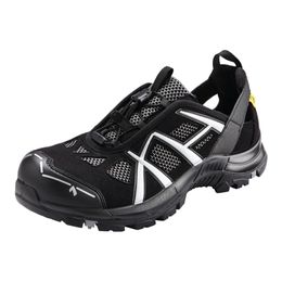 HAIX Sandale schwarz/silber Black Eagle Safety 61 Low ESD, S1P, EU-Schuhgr&ouml;&szlig;e: 51 (610005 GR. 51)