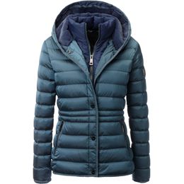 Steppjacke LPO "GILMOUR VAIL II Women", Damen, Gr. 36/38 (M), blau (navy), 100% Polyester, figurbetont, mit innenliegendem Gummizug, Jacken Steppjacke, auch in Gro&szlig;en Gr&ouml;&szlig;en erh&auml;ltlich