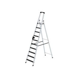 MUNK Aluminium-Stehleiter einseitig begehbar clip-step R13 1 x 10 Stufen (041630)
