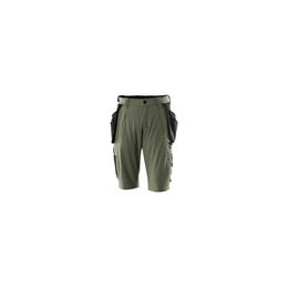 Mascot Shorts mit abnehmbaren H&auml;ngetaschen Handwerkershorts Gr&ouml;&szlig;e C45, moosgr&uuml;n (17149-311-33-C45)