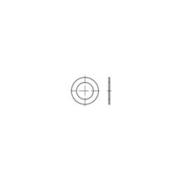 DIN 988 Stahl 18 x 25 x 0,1 K ; Industrial Quality Supplies (009880009825010)