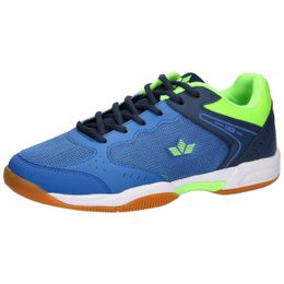 Hallenschuh Lico "Indoorschuh Speed Indoor", Herren, Gr. 43, blau, Synthetik, Schuhe Hallenschuh