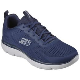 Sneaker Skechers "SUMMITS-TORRE", Herren, Gr. 40, blau (navy, grau), Textil, Schuhe Sneaker, Freizeitschuh, Trainingsschuh, Schn&uuml;rschuh mit Memory Foam, Topseller