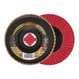Rhodius TOPline JUMBO SPEED P X-LOCK F&auml;cherschleifscheibe 115 x 22,23 mm K40 (211395)