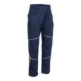 K&Uuml;BLER WORKWEAR K&uuml;bler Damenhose ICONIQ dunkelblau/anthrazit Form 2540 Gr&ouml;&szlig;e 40 ; K&uuml;bler Workwear (2540 5336-4897-40)