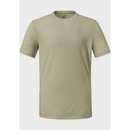 Sch&ouml;ffel Funktionsshirt SCH&Ouml;FFEL "Urban T Shirt Style Galerne MNS", Herren, Gr. 50, gr&uuml;n (4605, gr&uuml;n), Oberstoff: 74% Polyester, 26% Lyocell, Rundhals, Shirts Funktionsshirt