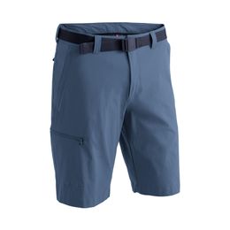 Funktionsshorts Maier Sports "Huang", Damen, Gr. 66, Normalgr&ouml;&szlig;en, blau (jeansblau), 90%Polyamid, 10% Elasthan, Hosen Funktionsshorts, Herren Shorts, kurze Outdoor-Hose, Bermudas mit 4 Taschen, Regular Fit