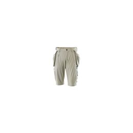 Mascot Shorts mit abnehmbaren H&auml;ngetaschen Handwerkershorts Gr&ouml;&szlig;e C45, hellkhaki (17149-311-55-C45)