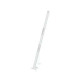 MUNK Aluminium-Seilzugleiter 3-teilig nivello&reg;-Traverse 3 x 18 Sprossen (022418)